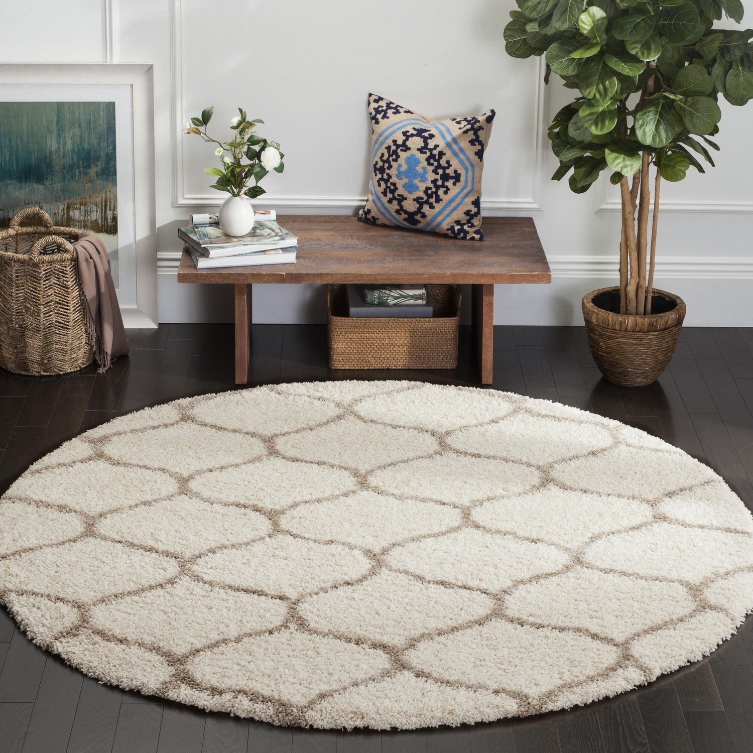 Click here for Safavieh Hudson Arline Geometric Shag Area Rug 11... prices