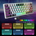 ZIYOU LANG K61 60% Percent Gaming Keyboard Compact RGB Chroma Backlit ...
