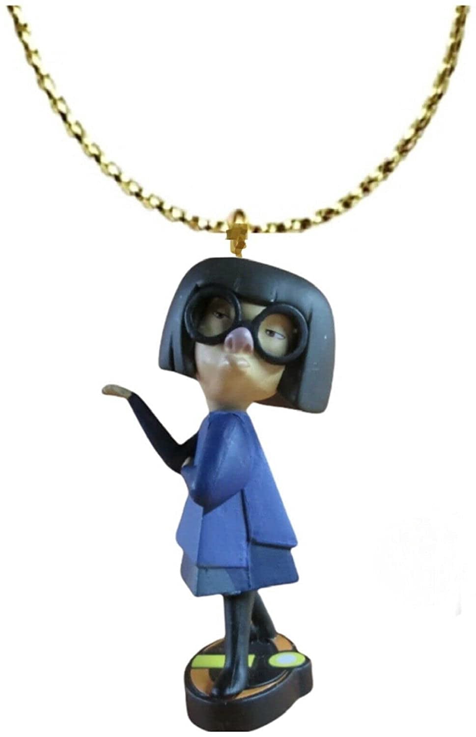 Edna Mode Incredibles 2 Figurine Ornament 2.5" PVC Figure Holiday Charm ...