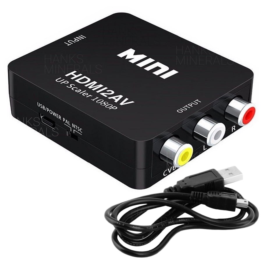 HDMI to RCA Converter Composite AV Adapter 1080P CVBS For TV HDMI2AV ...