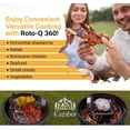 ROTO-Q 360 Cordless Rotisserie Kit for Grills, Ovens, Smokers - Non ...