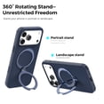 Case for iPhone 16 Pro, Fabric + TPU Protective Phone Cover with ...