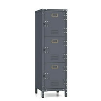 MIIIKO Metal Locker for Gym, School, Office, 71" Metal Storage Locker ...