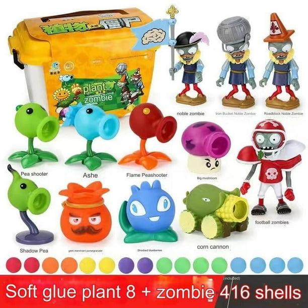 Juego de figuras de acción de Plants VS Zombies, ideal como regalo de ...