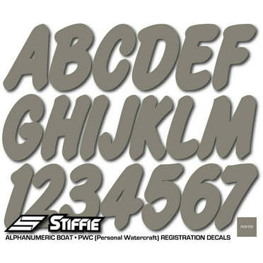 STIFFIE Whipline Black / Tan 3" Alpha-Numeric Identification Custom Kit ...