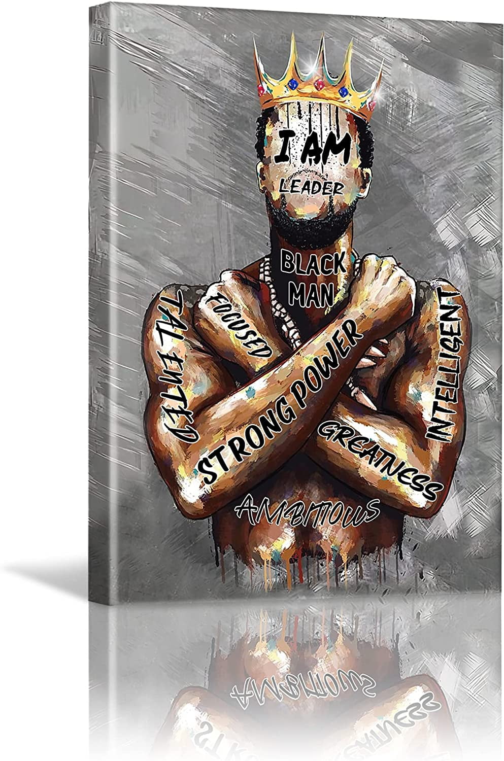 Strong Black Man Art