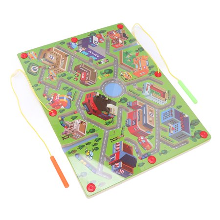 Magnetic Wand Maze, Gifts All In One Kids Maze Wooden Cute Design For ...