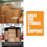 SSBM Tall Corrugated Boxes Brown Shipping Moving Packing Boxes ECT-32 ...