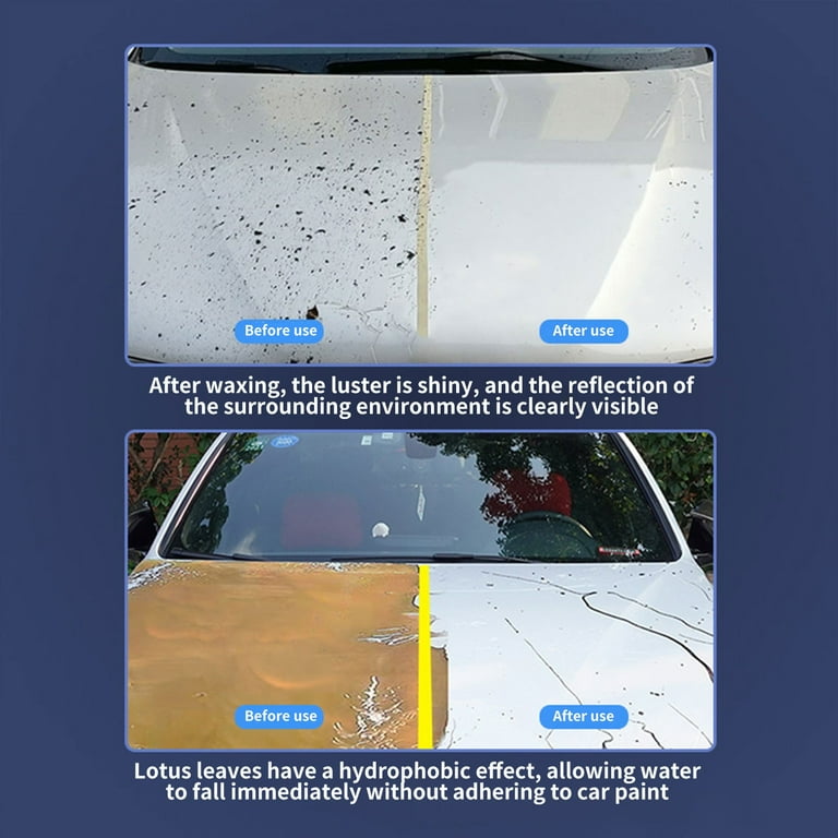 Waxing Before And After Car