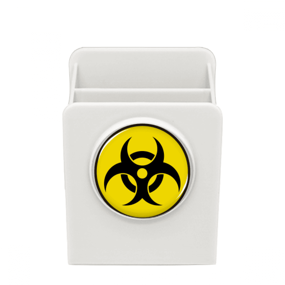 Danger Checal Toxic Radiation Symbol Desk Pencil Holder Cup Pen ...