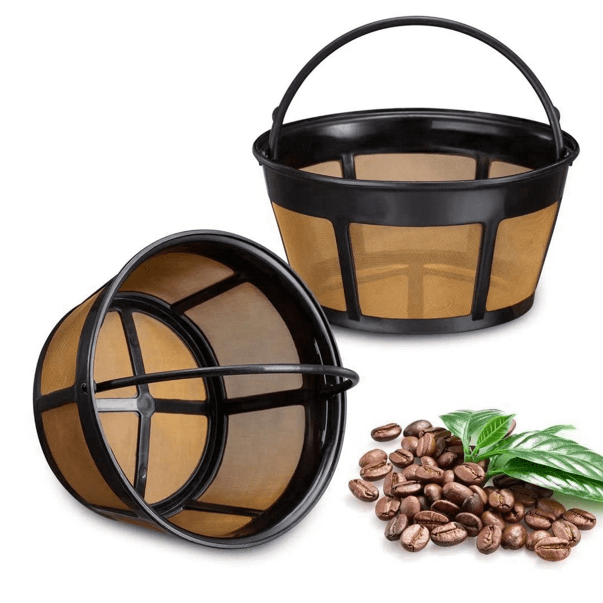 Click here for Unbranded 4x Reusable Coffee Filter  Basket Coffee... prices