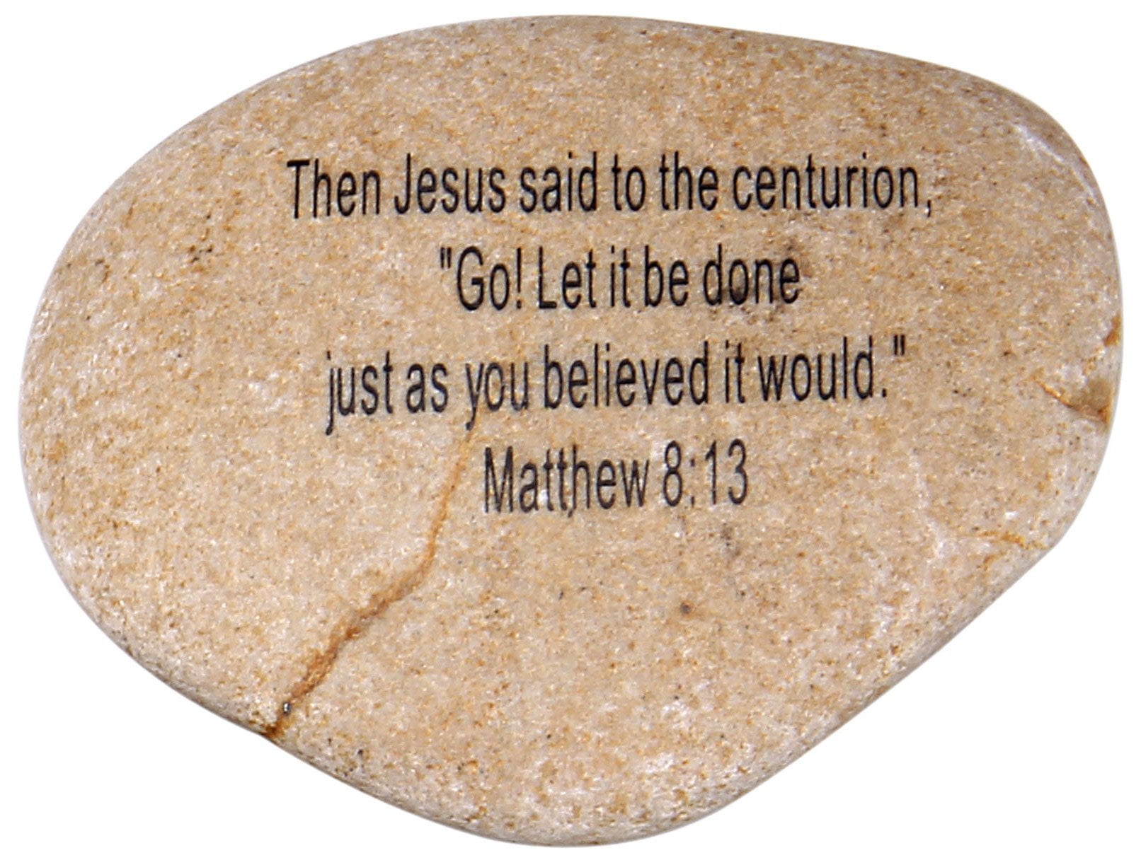 Extra Large Engraved Inspirational Scripture Biblical Natural Stones ...