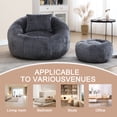 Lazy Cozy Bean Bag Chair - High Density Foam Filling - Walmart.com