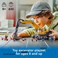 LEGO City Yellow Construction Excavator, Pretend Play Toy for Kids Ages ...