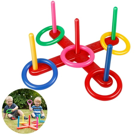 Ring Toss Toy Detachable Portable Funny Ring Toss Game Set for Home ...