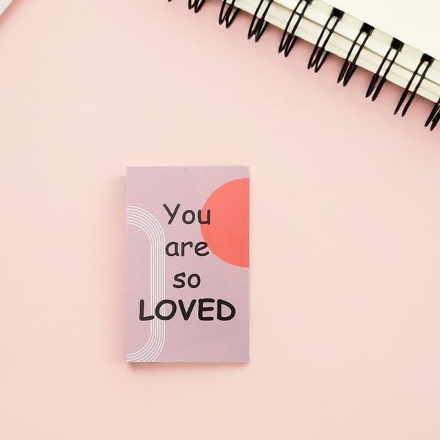 OULII 2 Sets Encouragement Quote Card Copper Plate Paper Small Card for ...