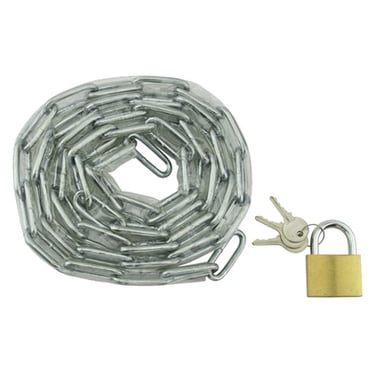 Chain Lock - Steel-O-Chain 4804C/110 black combo - 110cm length / 4mm ...