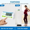 Professional medical obesity scale, digital bathroom scale, low profile ...