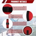 8Pcs Fishing Covers, Red Fishing Rod Sleeve and Hook Covers for Rod to ...