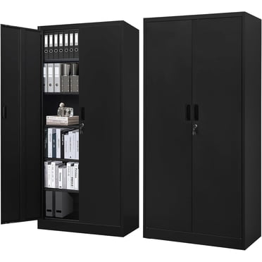 Elite Series Adjustable-Shelf Steel Combination Cabinet, 36"W x 24"D x ...