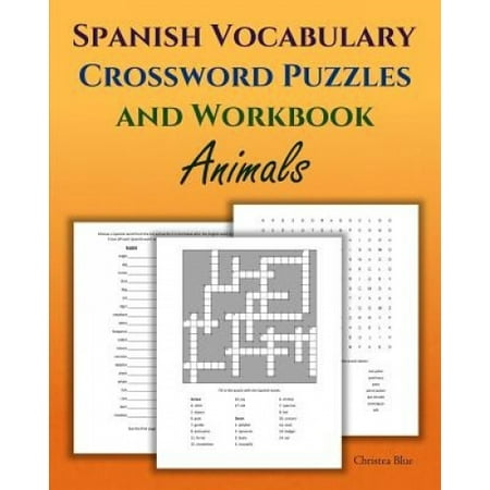 Spanish Vocabulary Crossword Puzzles and Workbook, Animals | Walmart Canada