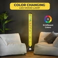 4FT Water Fish Tube Floor Lamp with 16 Color Changing Light Effects ...