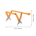 RENACLIPY Ergonomic Orange Beekeepers Tool Stainless Steel Frame Grip ...