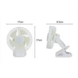 ESULOMP 6-inch Small Fan Rotating Shaking Head Wall-mounted Ceiling Fan ...