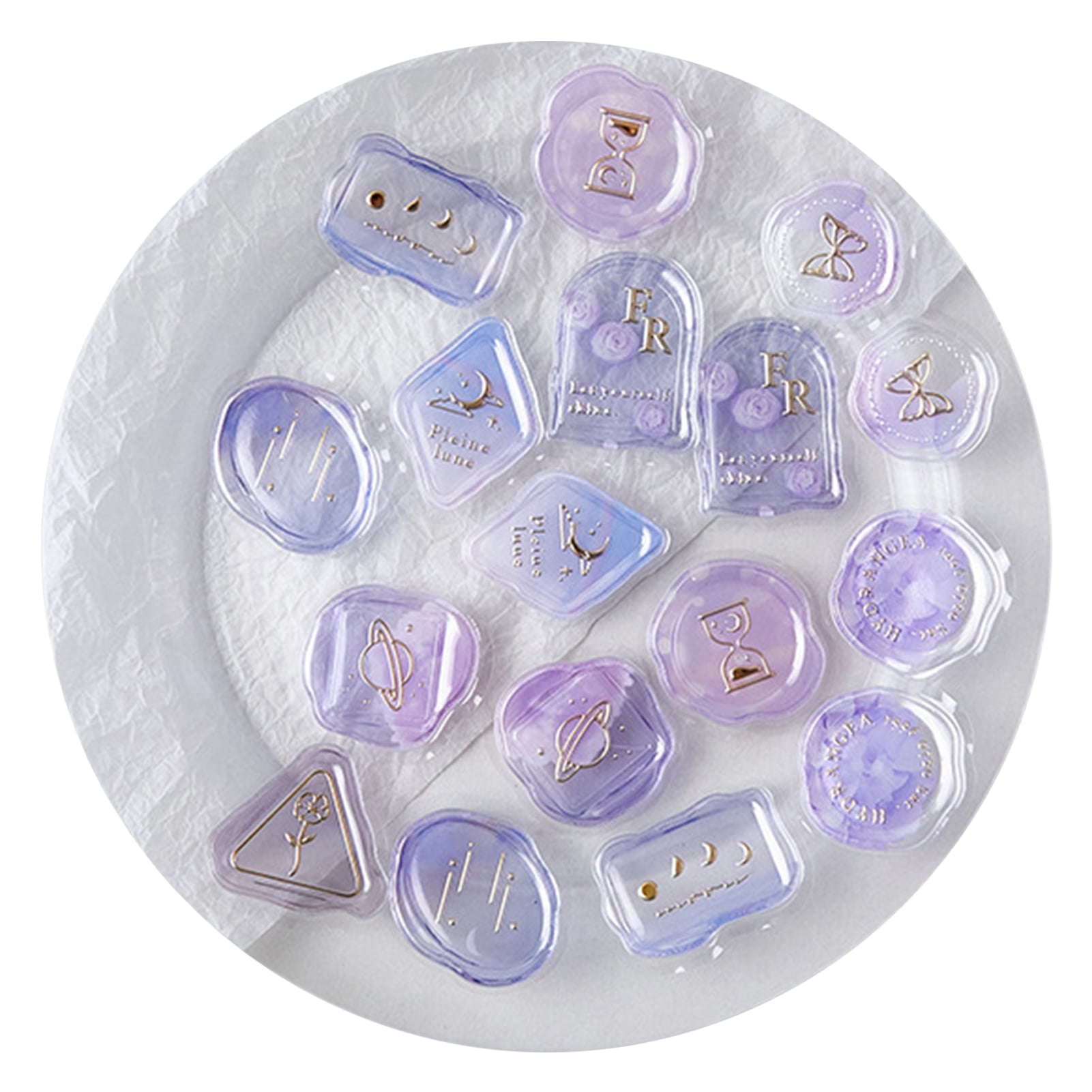 Exquisite Wax Seal Stickers Set- Bright Color, DIY Creative, Easy-to ...