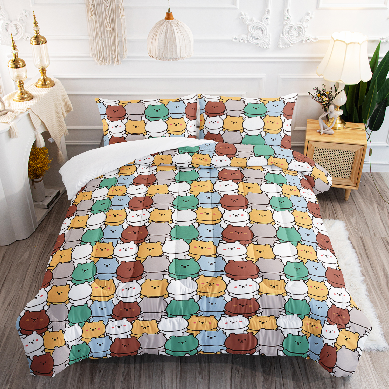 Hosima 3-Piece 3D Digital Printed Comforter Series of Children's and ...