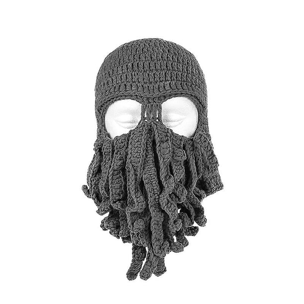 1 paquete de gorros plegables con forma de vagabundo y barba de pulpo ...