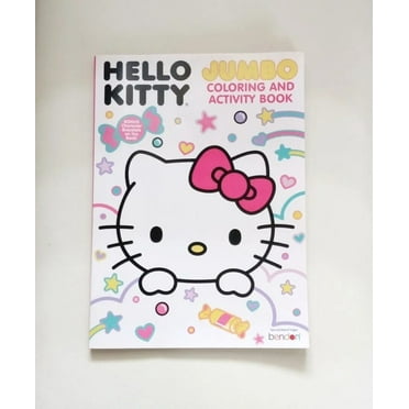 Hello Kitty Kids Art Set - Coloring & Activity Books, Crayons, 5 Books ...