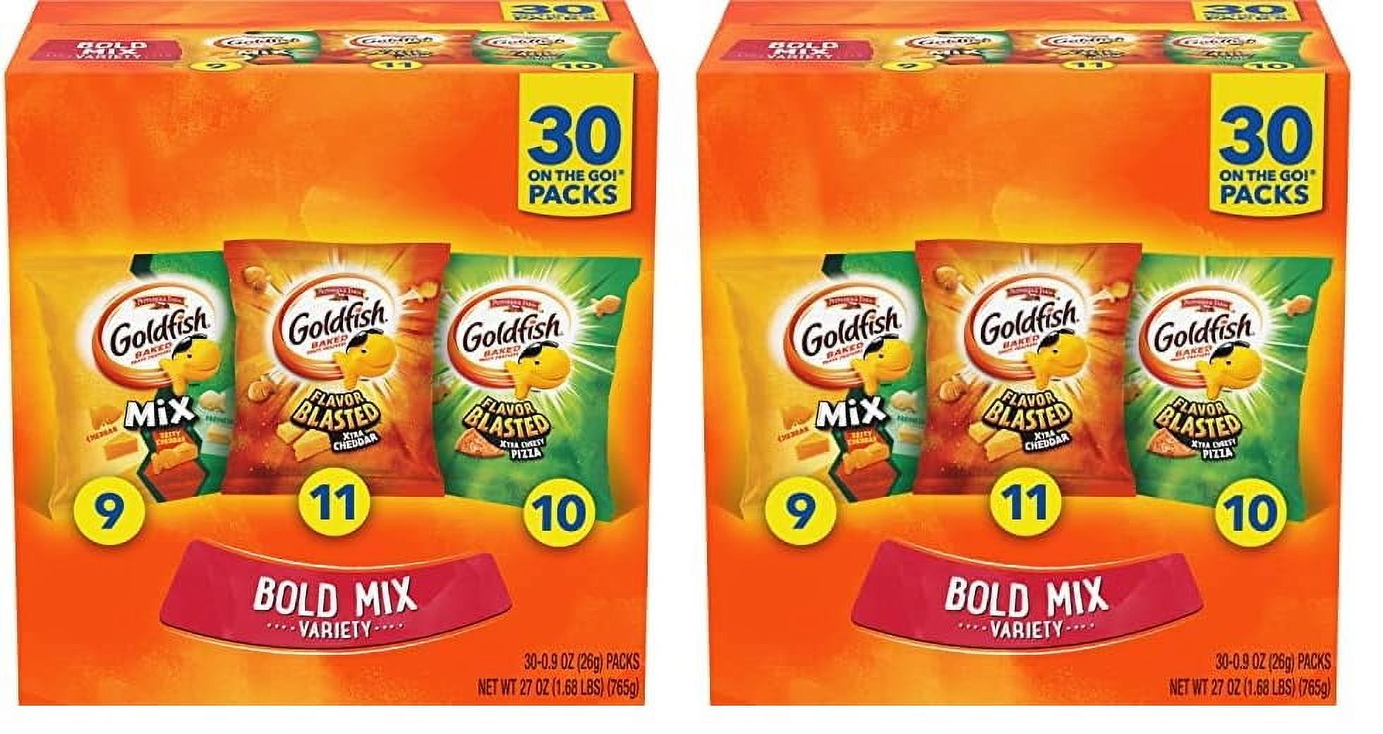 Crackers Big Smiles Variety Pack with Cheddar, Colors, and Pretzels ...