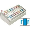Smead A-Z Color-Coded End Tab Filing Labels A-Z 1 x 1.25 White 13000 ...