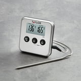 Taylor Digital Wired Probe Programmable Meat Thermometer with Timer ...