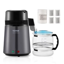 BENTISM 4L Stainless Steel Water Distiller, 750W, 1.1 Gallon Drinking ...