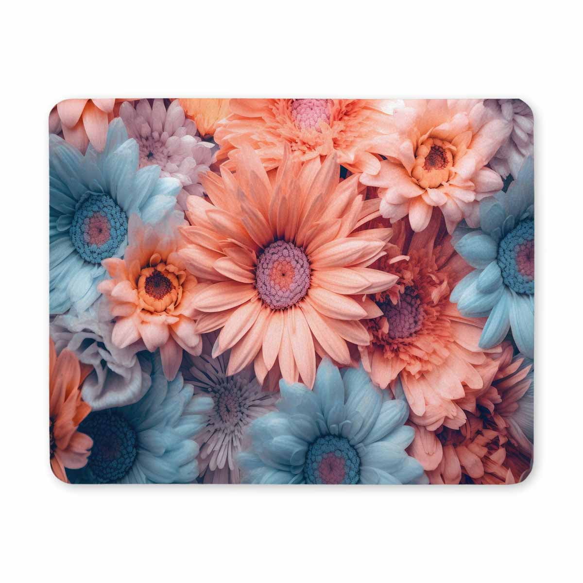 Mouse Pad, Flower Mouse Pad Design, Square Waterproof Mouse Pad Non ...
