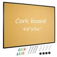 (2 pack) JILoffice Cork Board Bulletin Board 48 x 36 Notice Board ...