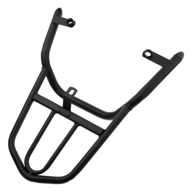 Motorcycle Bike Bags Rear Luggage Rack Black - Walmart.com