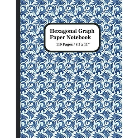 Hexagonal Graph Paper Notebook: 110 pages hexagon graph paper science ...