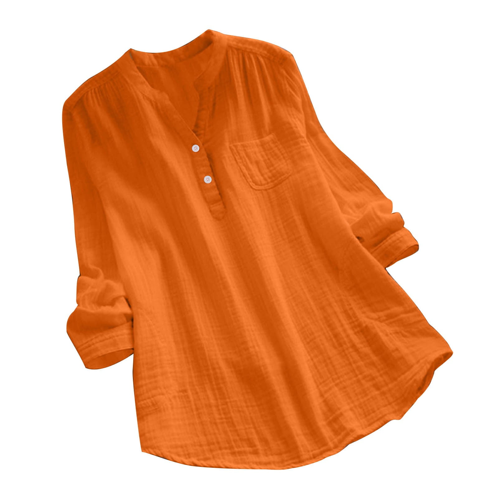 Click here for Rkstn Womens Tops Casual V-Neck Long Sleeve Button... prices