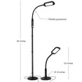 Brightech Litespan 2-in-1 Flexible Gooseneck LED Floor & Desk Lamp ...