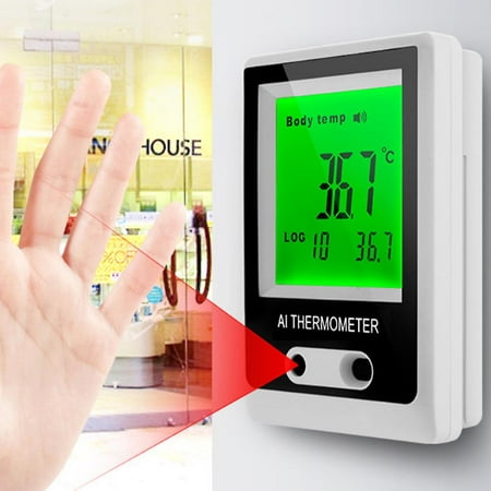 Wall-mounted Automatic Infrared Thermometer Usb Rechargeable Non ...