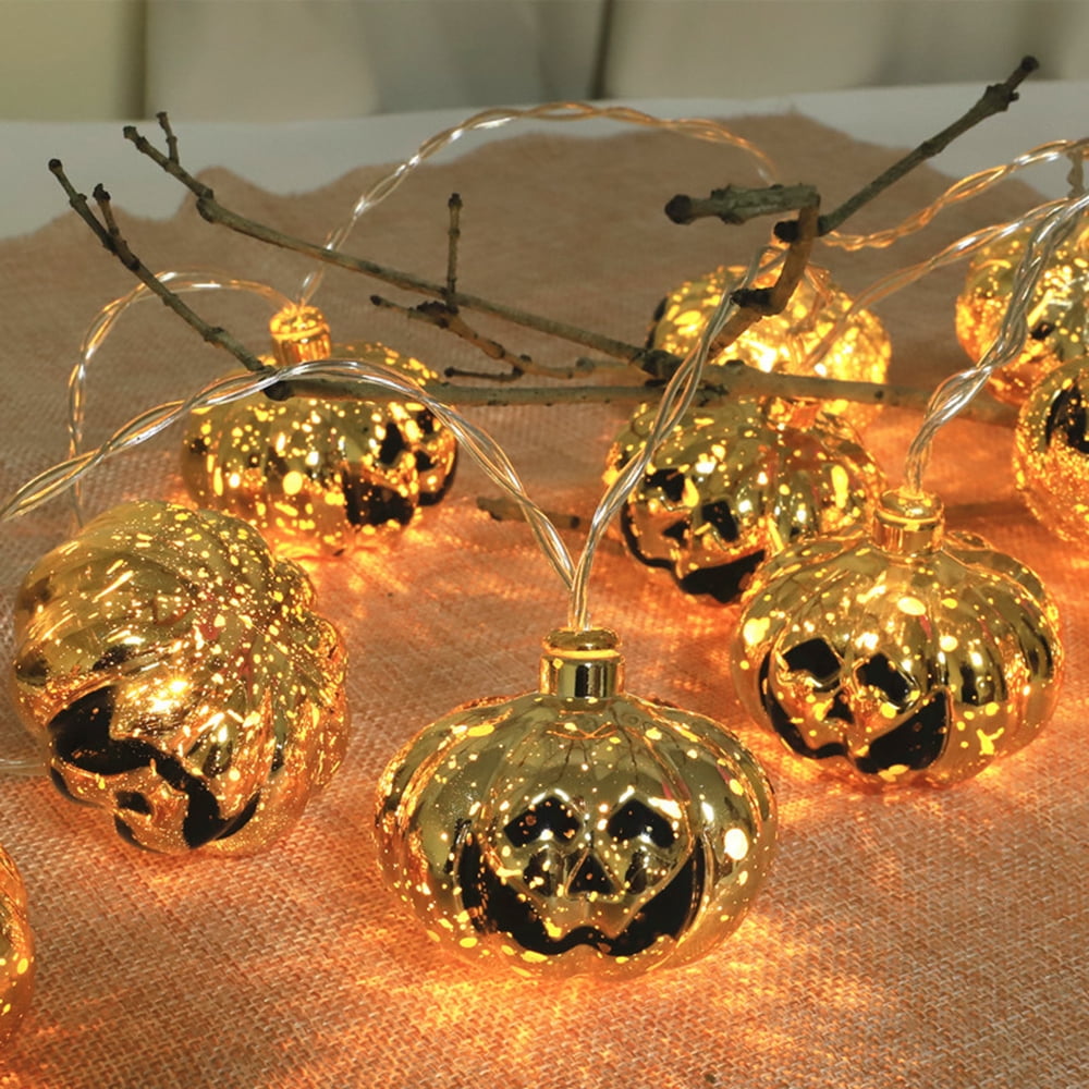 Dofanfy Halloween String Lights Pumpkin Lanterns String Lights Spider ...
