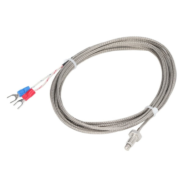 Termopar, Termopar 3 Metros M6 Tipo K Termopar Sensor de Temperatura ...