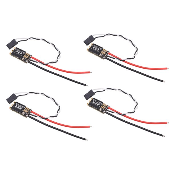 Brushless ESC For FPV, ESC 4pcs 45A ESC RGB LED For Quadcopter Airplane ...