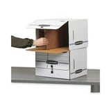 Bankers Box Side-Tab File Storage Box Letter 15-1/4 x 13-1/2 x 10-3/4 ...