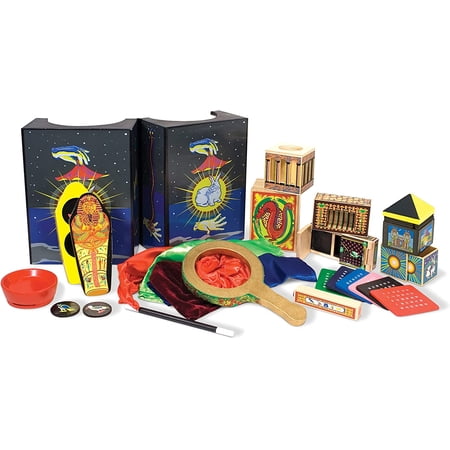 Melissa & Doug Deluxe Solid-Wood Magic Set With 10 Classic Tricks ...