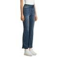 Time and Tru Women's Mid-Rise Bootcut Jeans, 30" Inseam for Short ...