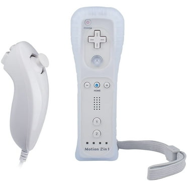 Motion Plus Remote And Nunchuck Controller For Nintendo Wii Wii U Black ...